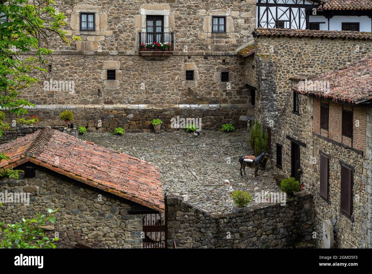 Potes village in Cantabria, Spain Stock Photo - Alamy