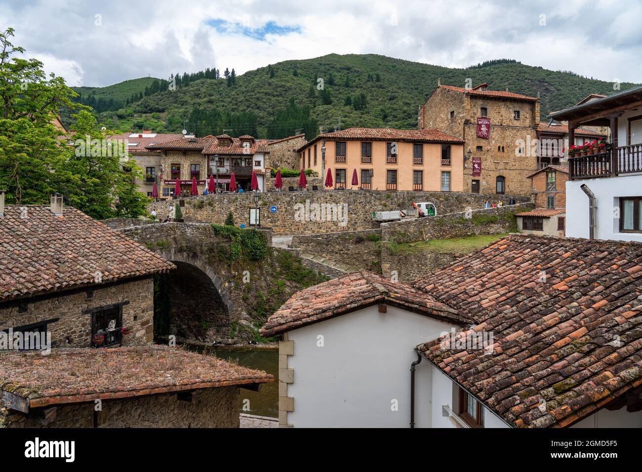Potes village in Cantabria, Spain Stock Photo - Alamy