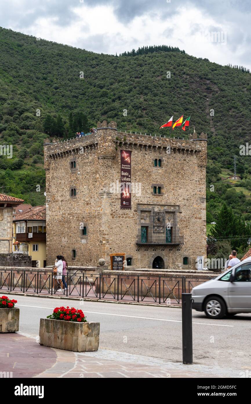Potes village in Cantabria, Spain Stock Photo - Alamy