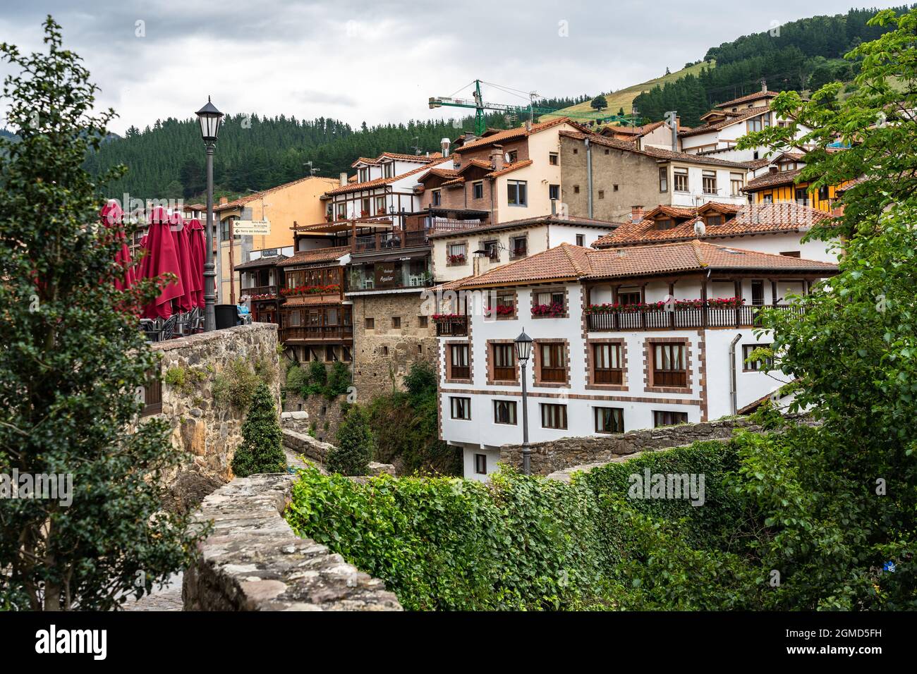 Potes village in Cantabria, Spain Stock Photo - Alamy