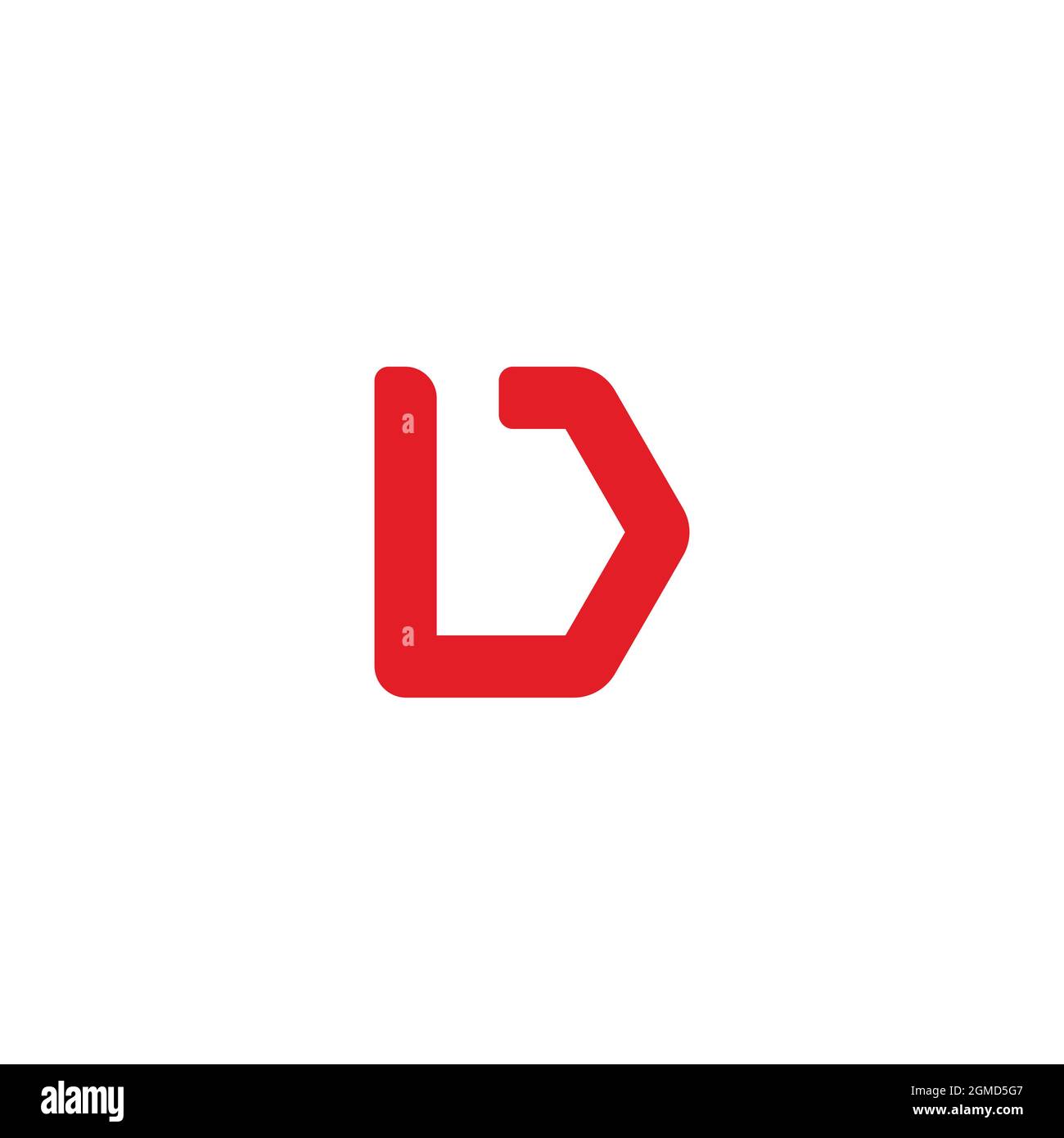 letter ld linked simple geometry logo vector Stock Vector Image & Art ...