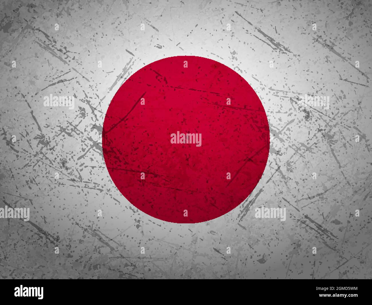 Grunge Japan flag textured background. Vector illustration Stock Vector ...