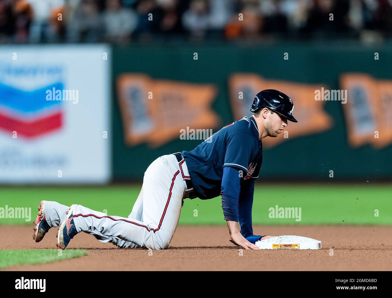 San Francisco, California, USA. 17th Sep, 2021. Atlanta Braves third ...