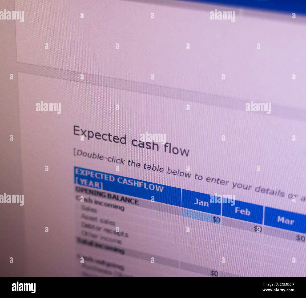 Business flow chart computer screen hi-res stock photography and images ...