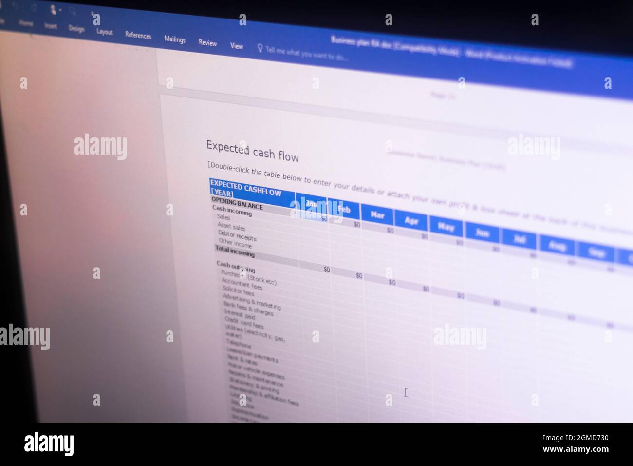 Business flow chart computer screen hi-res stock photography and images ...