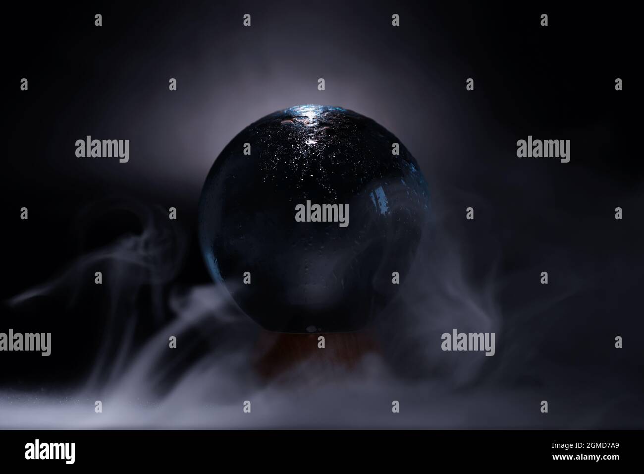 Crystal ball predict the fate. Guessing for the future Stock Photo - Alamy