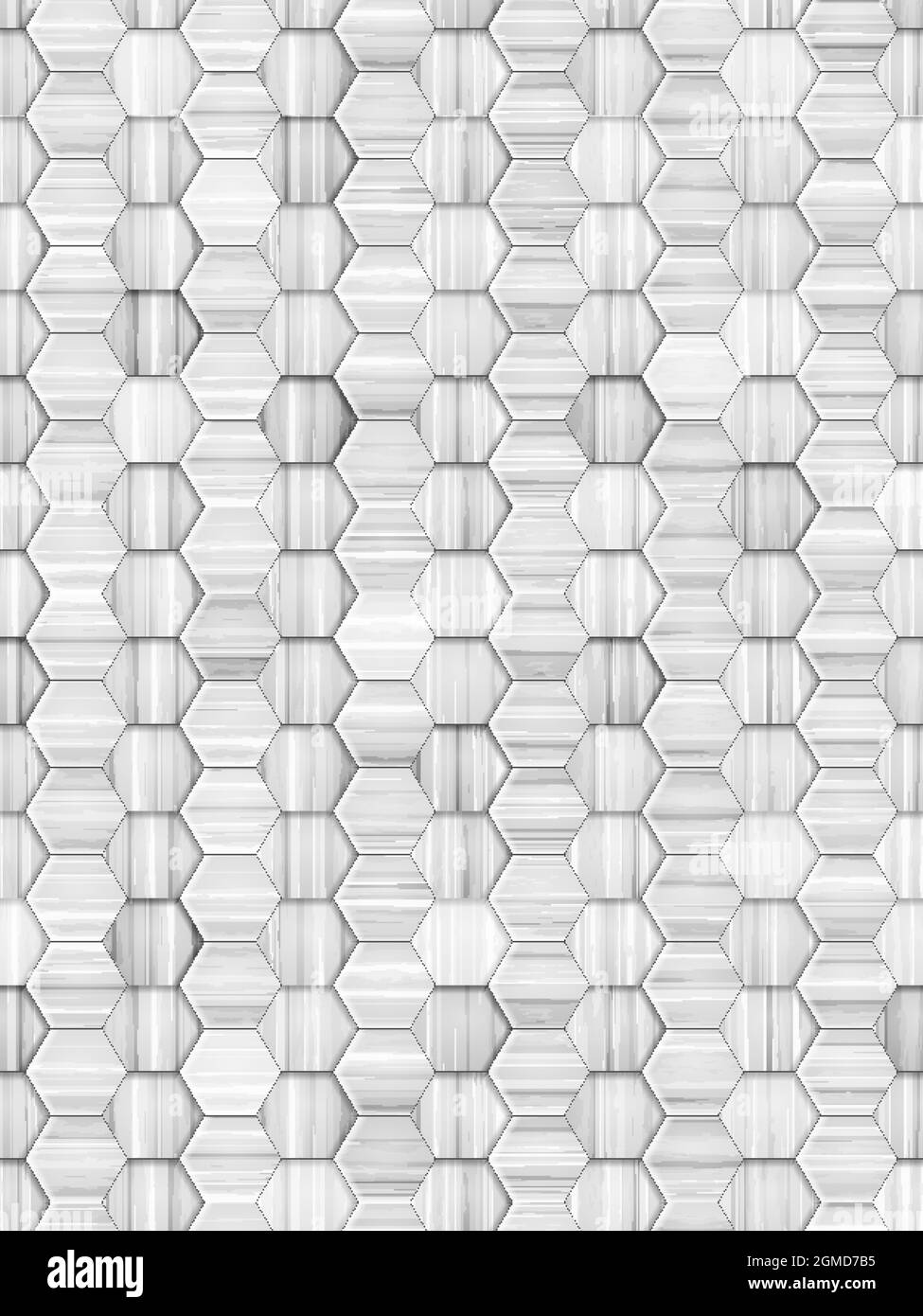 Background formed by wooden hexagon blocks. Vector illustration Stock ...