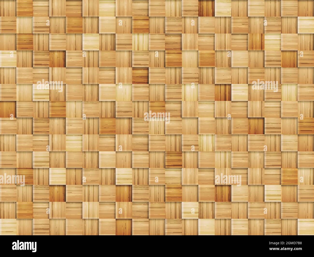 Background formed by wooden square blocks. Vector illustration Stock ...