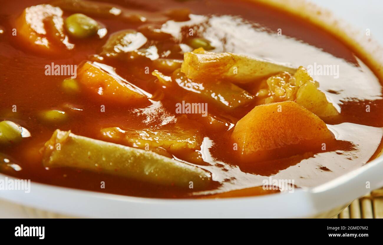 Mathanga Pulinkari - Indian Pumpkin in Coconut and Tamarind Sauce Stock ...