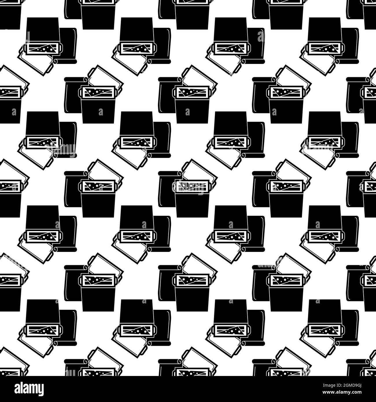 Food lunch box pattern seamless background texture repeat wallpaper ...