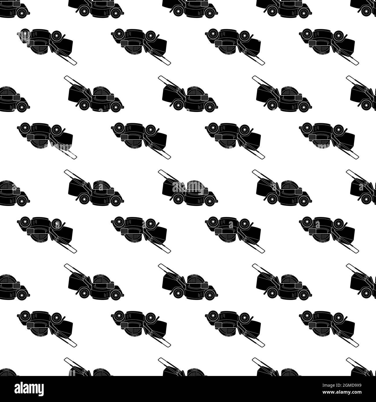 Motor lawn mower pattern seamless background texture repeat wallpaper ...