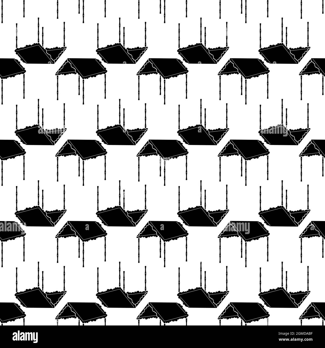 Bamboo tent pattern seamless background texture repeat wallpaper geometric vector Stock Vector ...