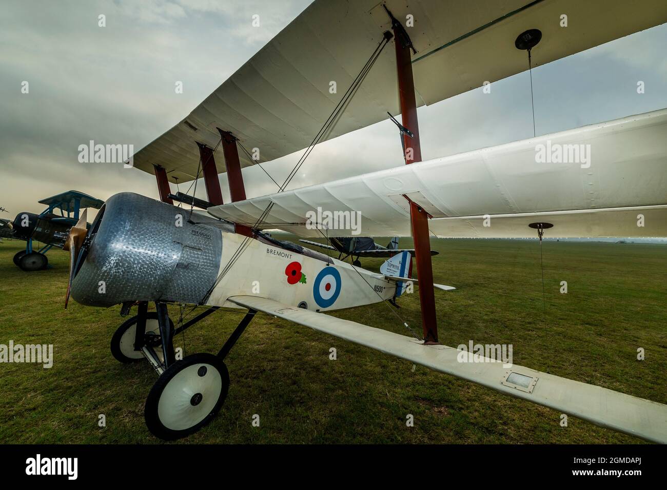 London, UK. 18th Sep, 2021. A sopwith Camel and other replica first ...