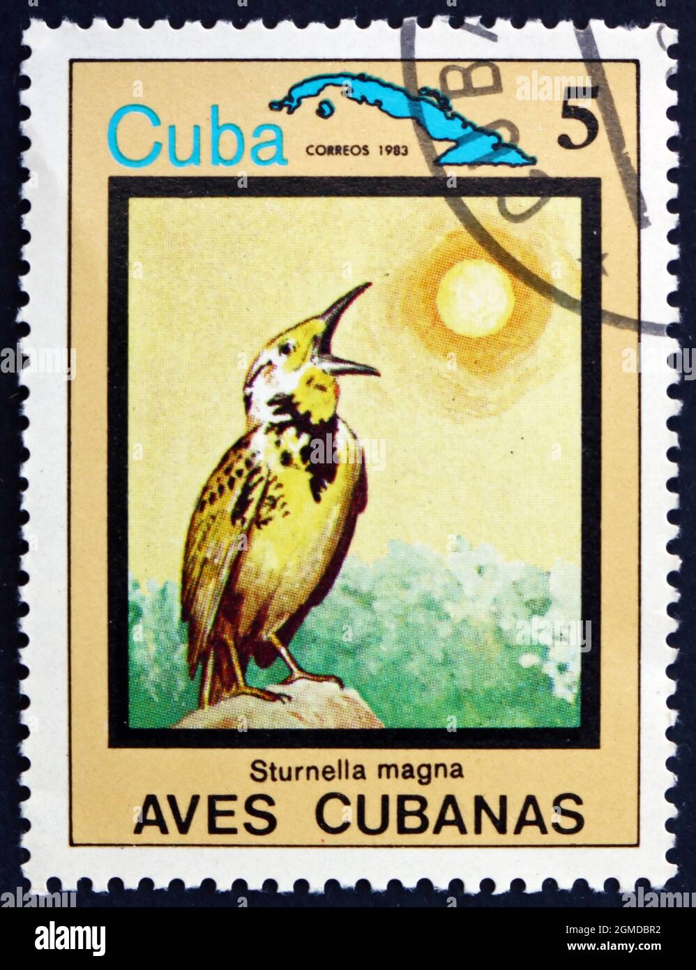 Cuba stamp circa bird hi-res stock photography and images - Alamy