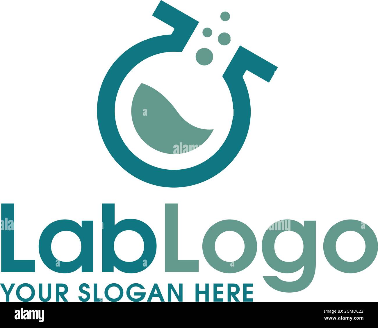 Lab test tube bubble chemistry logo design Stock Vector Image & Art - Alamy