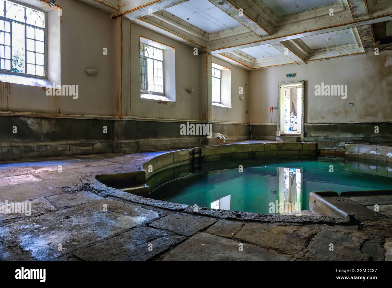 Birley Spa, a Victorian bath house on the edge of Sheffield, now in the ...