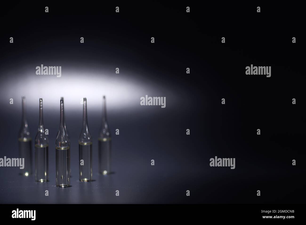Medical drug in ampoules. Medicines for injection Stock Photo - Alamy