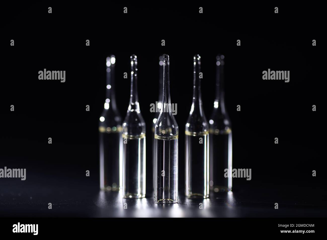 Medical drug in ampoules. Medicines for injection Stock Photo - Alamy
