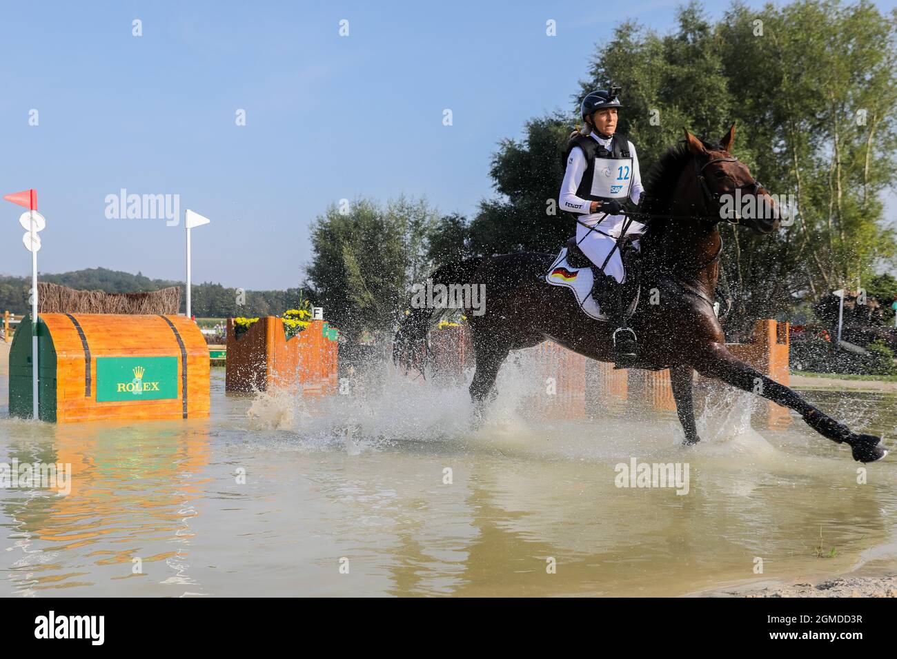 Aachen, Germany. 18th Sep, 2021. CHIO, Eventing, Cross-Country ...
