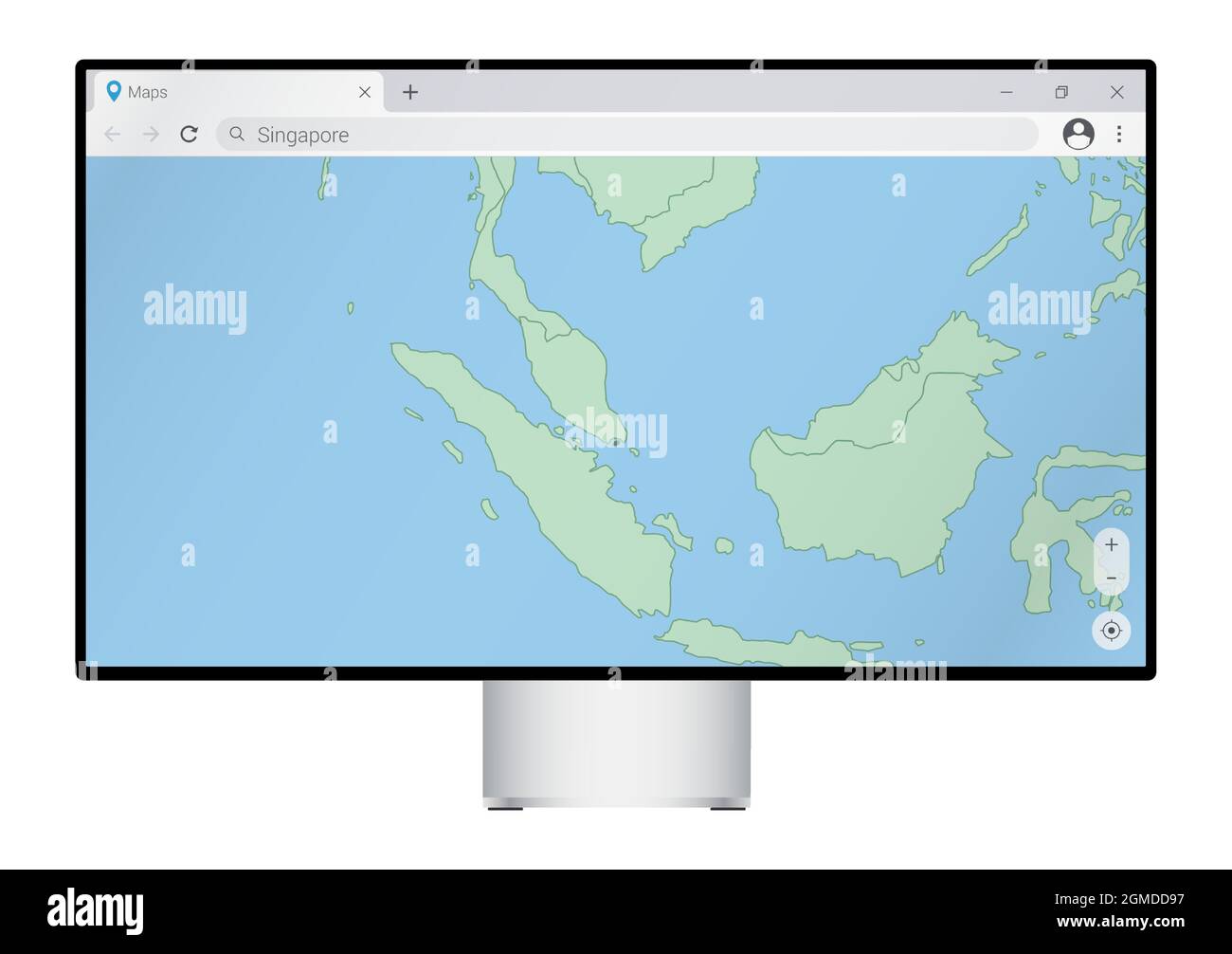 Computer search singapore Stock Vector Images - Alamy