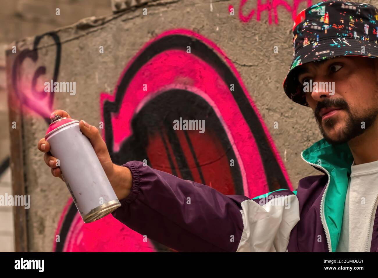 Young man in body paint hi-res stock photography and images - Alamy