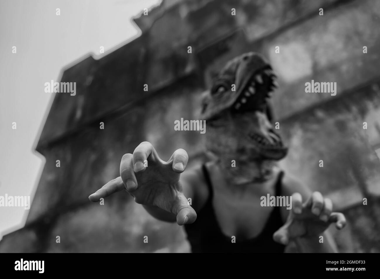 Scary woman costume death Black and White Stock Photos & Images - Alamy