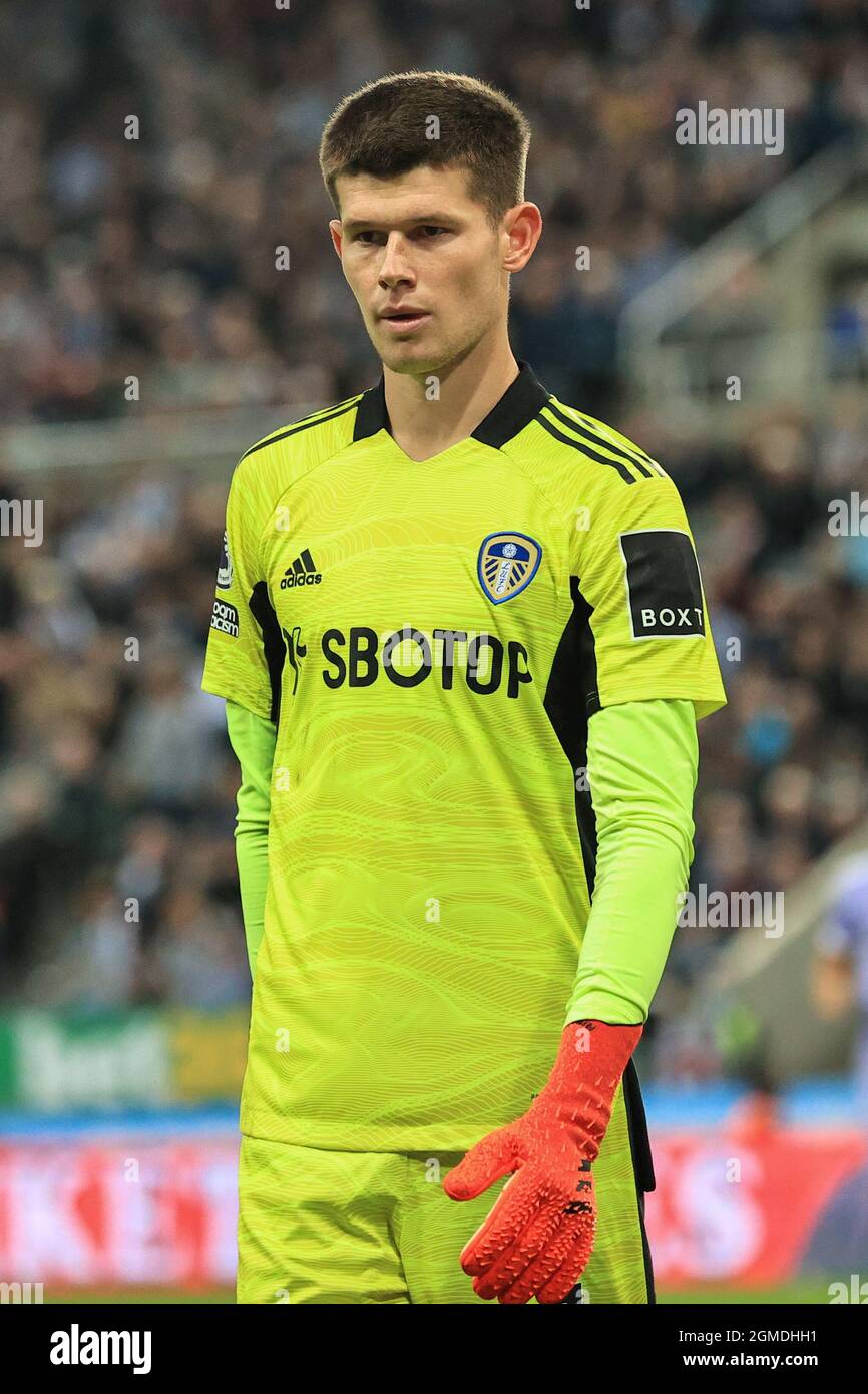 Illan Meslier #1 of Leeds United during the game Stock Photo - Alamy