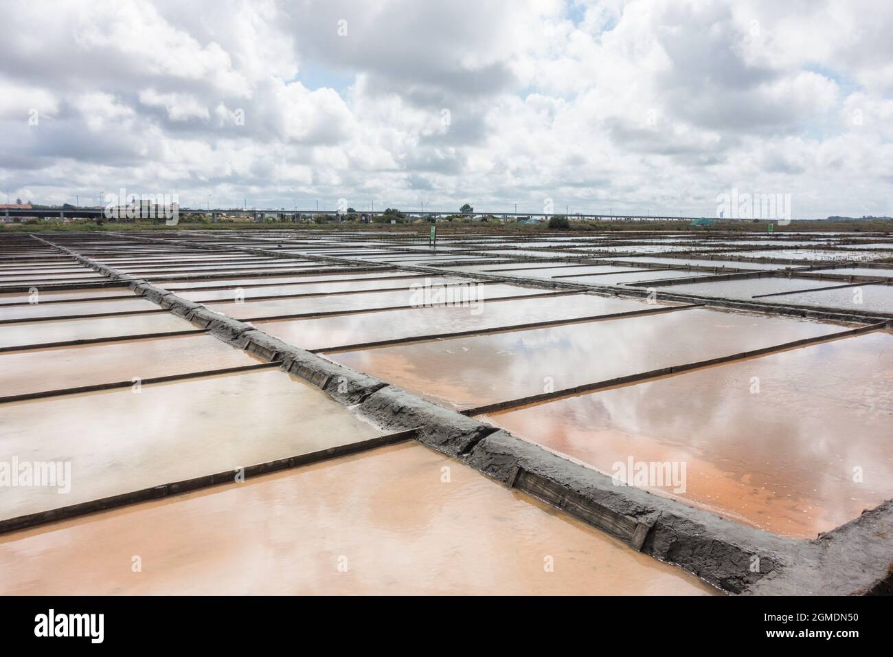 Aveiro salinas, salt pans in the city of Aveiro, Portugal Stock Photo ...