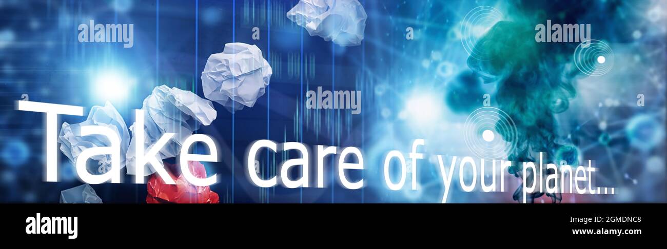 Background eco. Colored pieces paper. The concept of ecology and ...