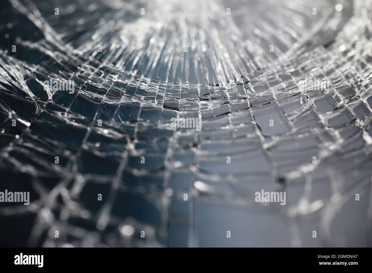 Crack on the glass. Broken screen. Broken phone. Cracked glass ...