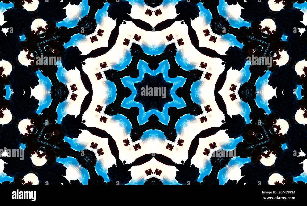 Rorschach inkblot test kaleidoscope. Psycho diagnostic inkblot test ...