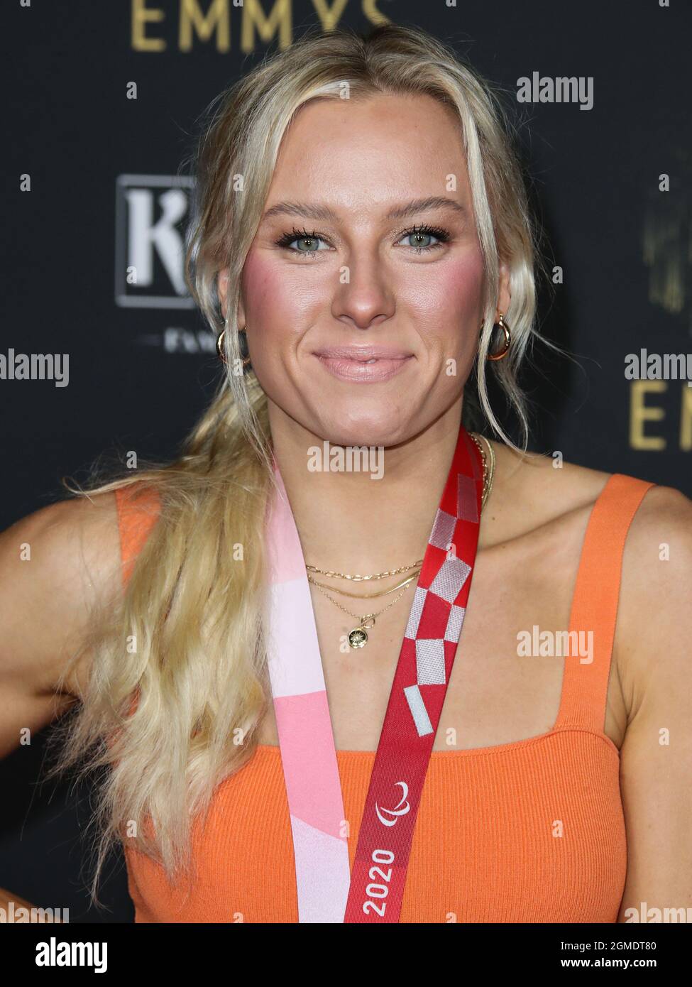 NORTH HOLLYWOOD, LOS ANGELES, CALIFORNIA, USA - SEPTEMBER 17: Swimmer ...