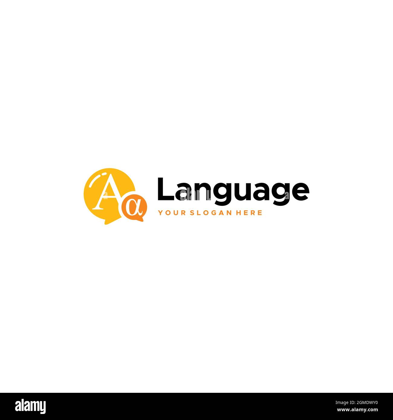 modern translate alphabet square chat Logo design Stock Vector Image ...