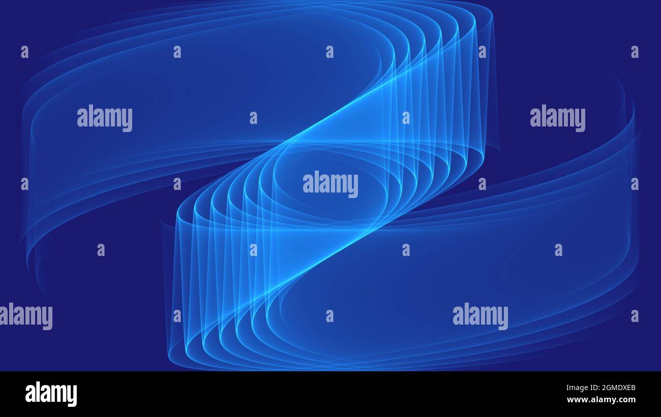 Abstract background 4k blue light dark neon waves and lines Stock Photo ...