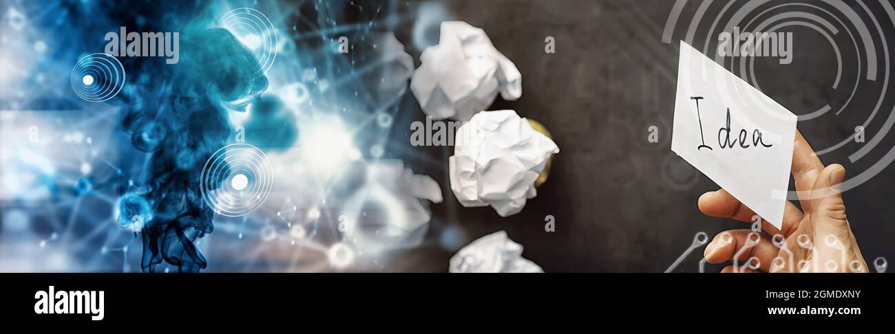 Colored pieces of paper. The concept of creativity and formation of ...