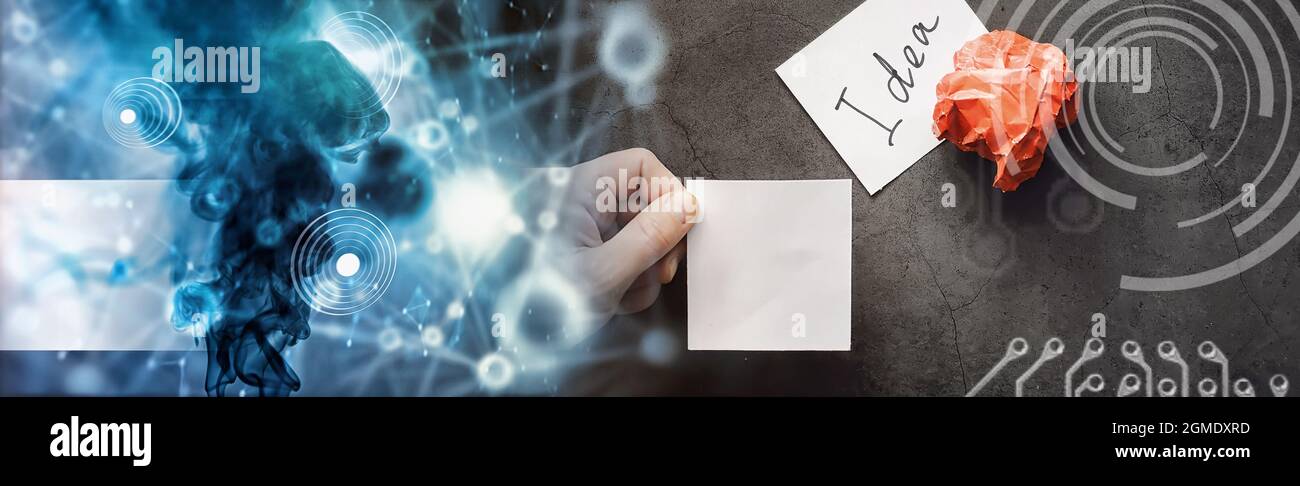 Colored pieces of paper. The concept of creativity and formation of ...