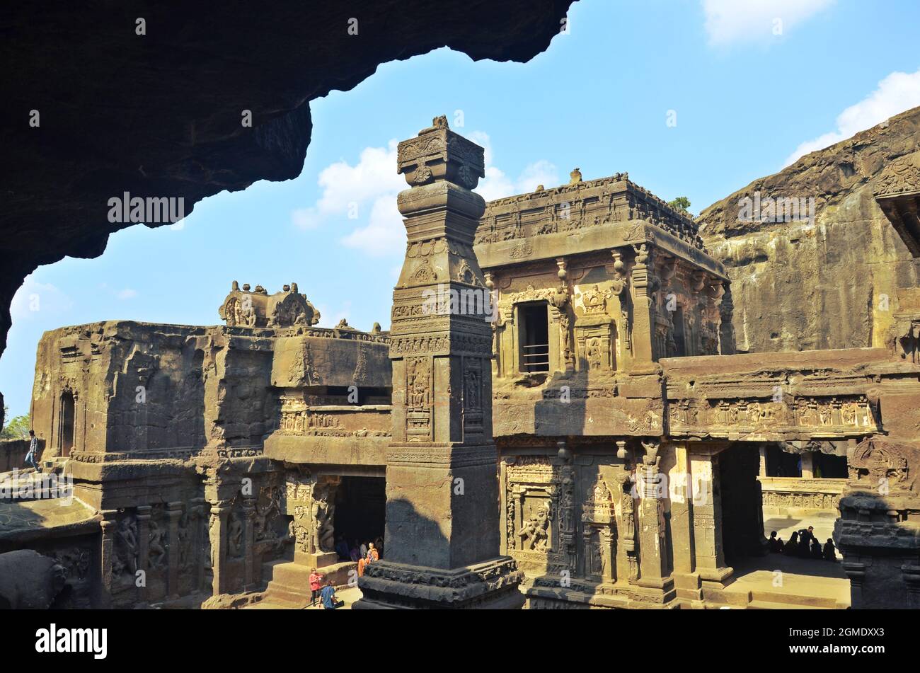 carving at ellora caves unesco world heritage site aurangabad ...