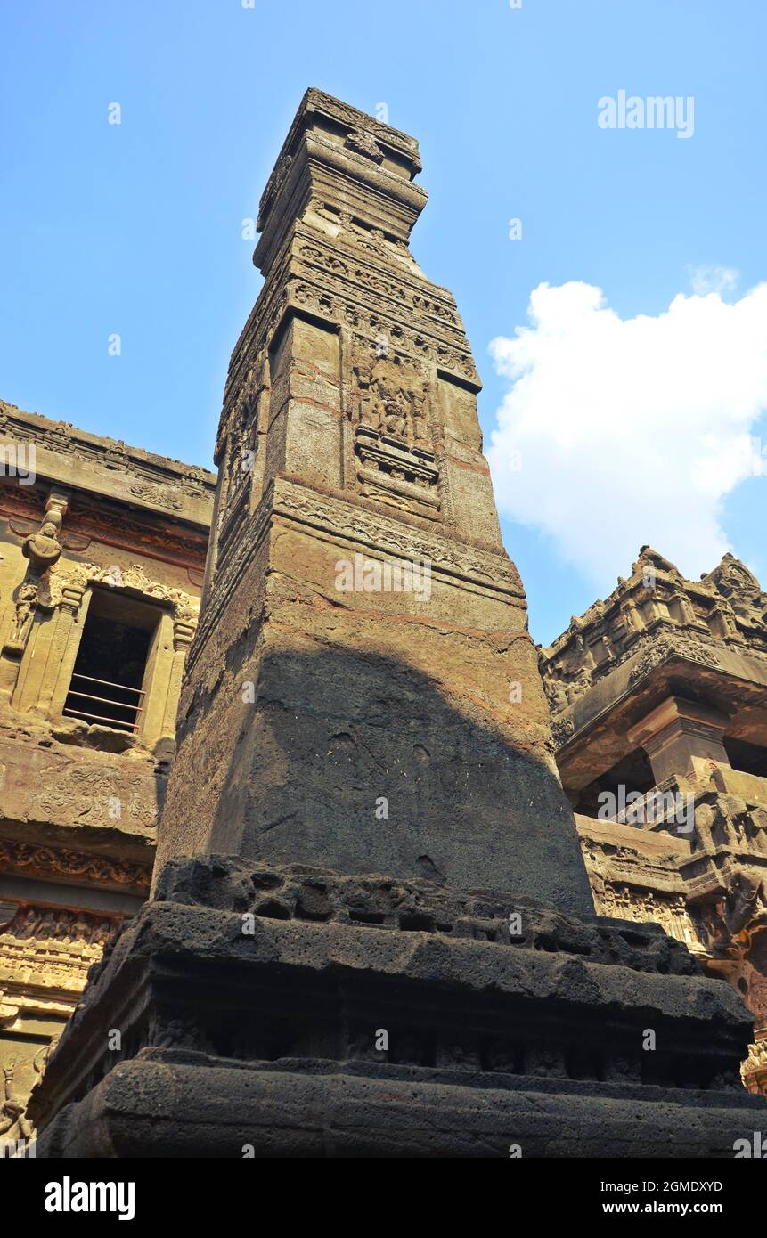 carving at ellora caves unesco world heritage site aurangabad ...