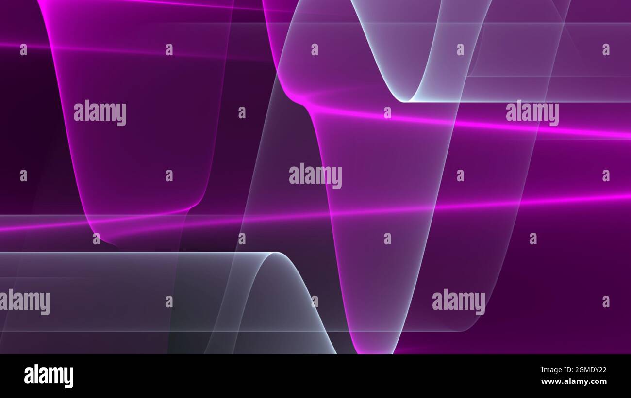 Abstract background 4k lilac lavender pink light dark neon waves and ...