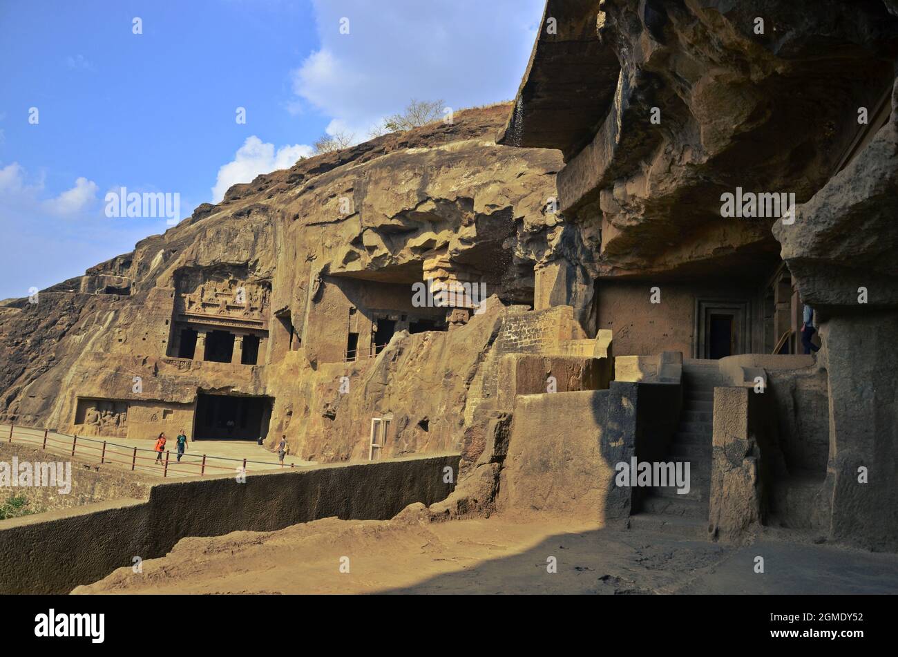 carving at ellora caves unesco world heritage site aurangabad ...
