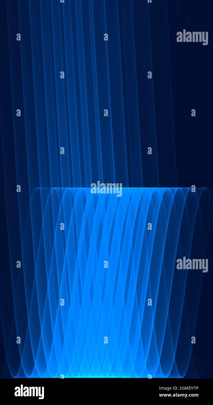 Abstract background 4k blue light dark black neon waves and lines Stock ...