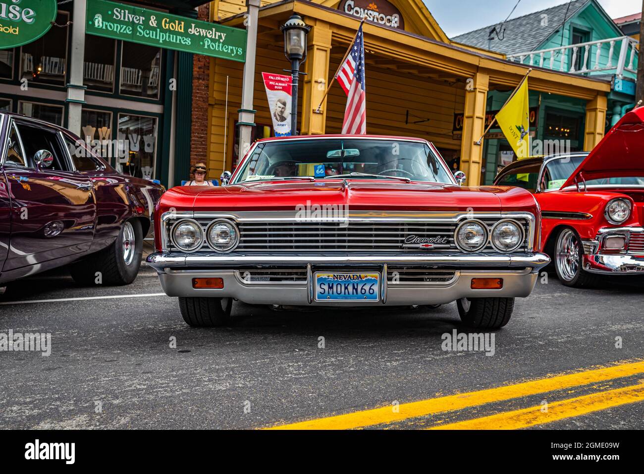 Virginia City, NV - July 30, 2021: 1966 Chevrolet Caprice Custom at a ...