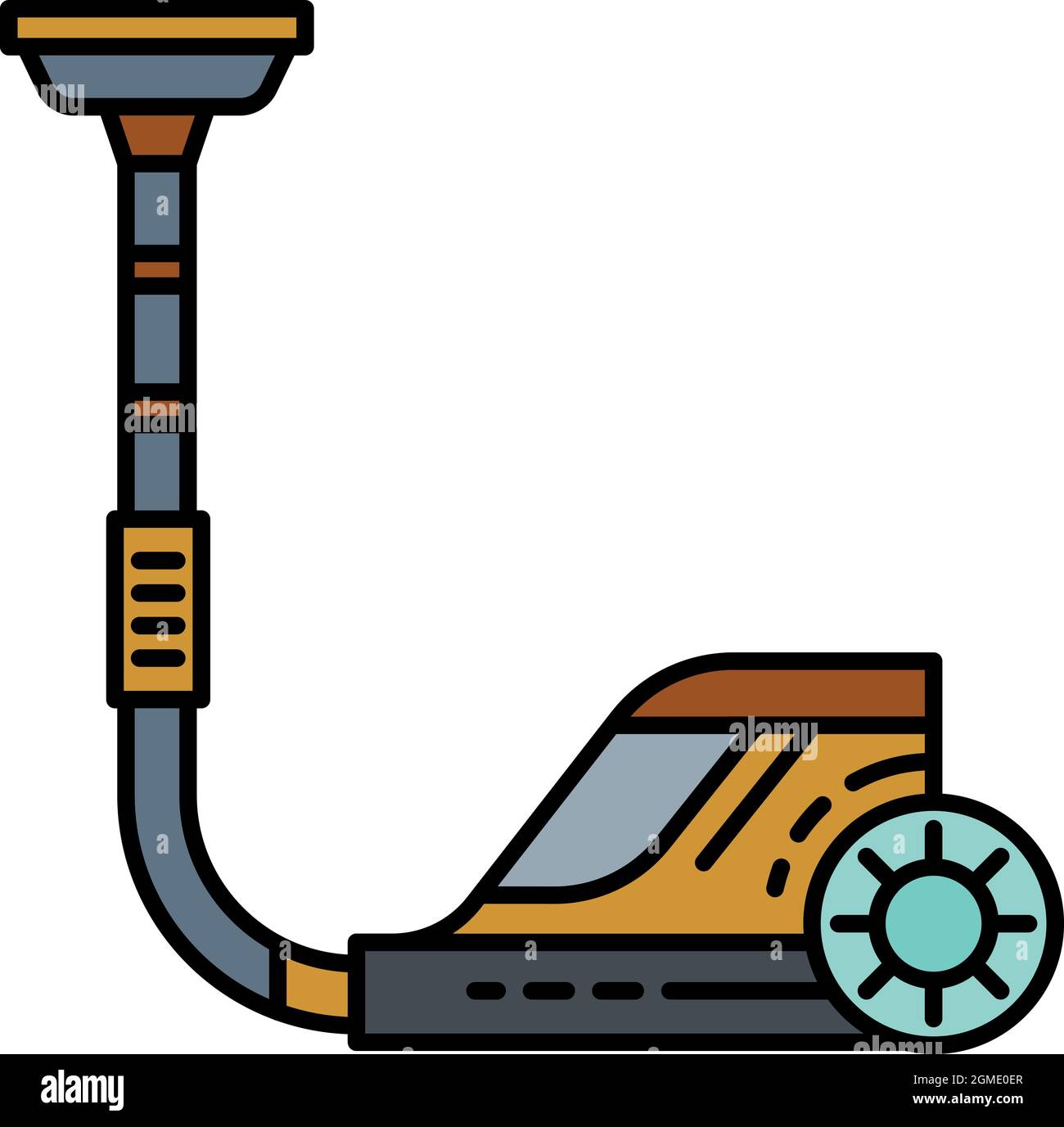 Wet vacuum cleaner icon. Outline wet vacuum cleaner vector icon color ...