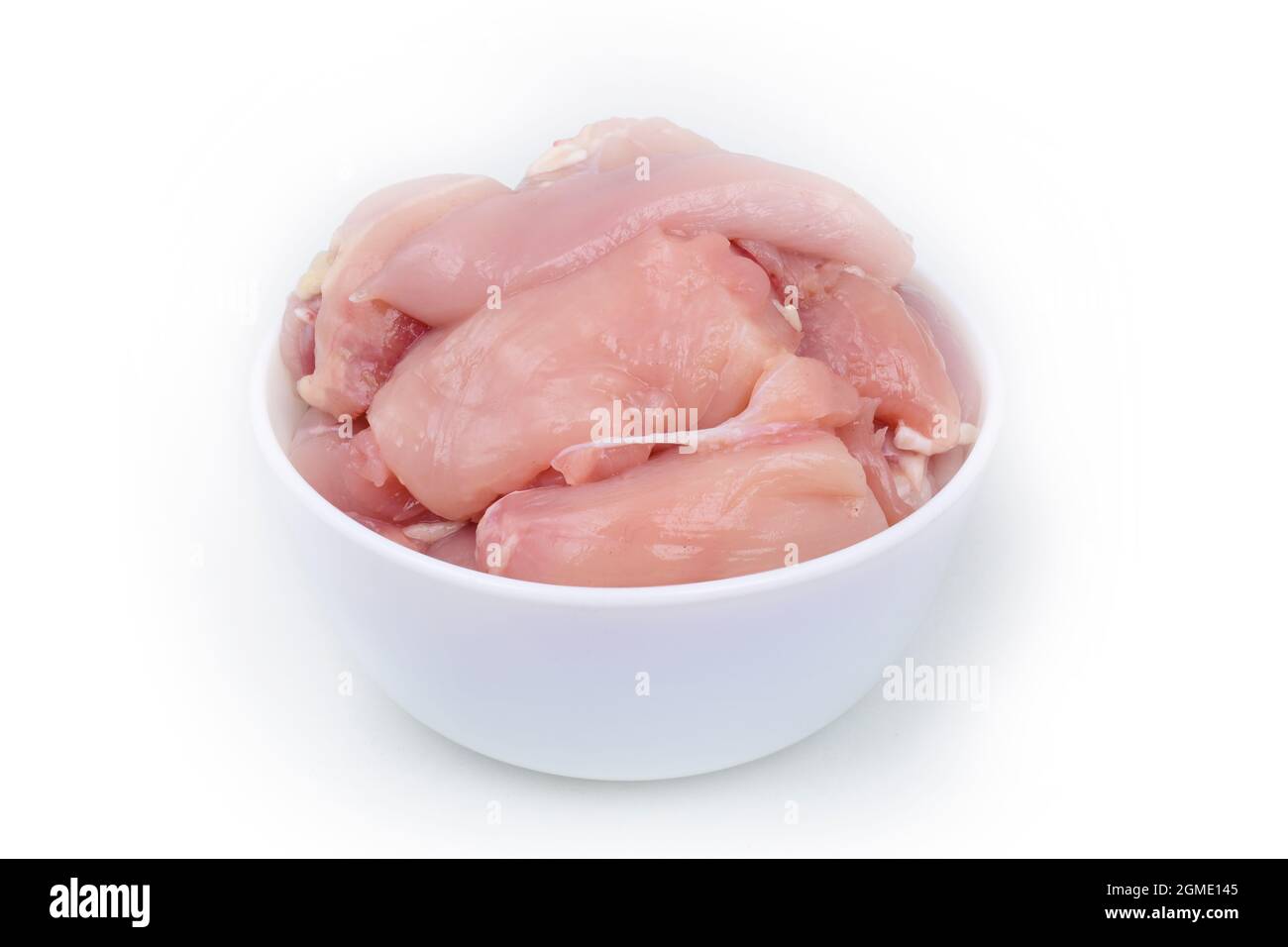 boneless chicken bone isolated on white background Stock Photo - Alamy