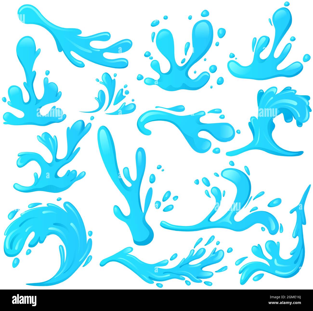 Ocean Water Splash Vector