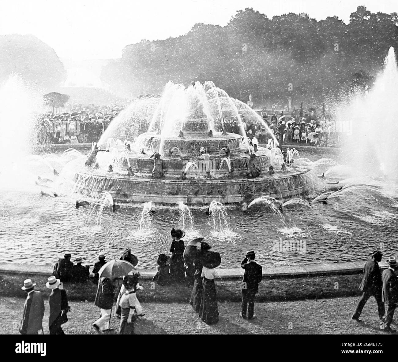 Fountain, Versailles, France, Victorian period Stock Photo - Alamy