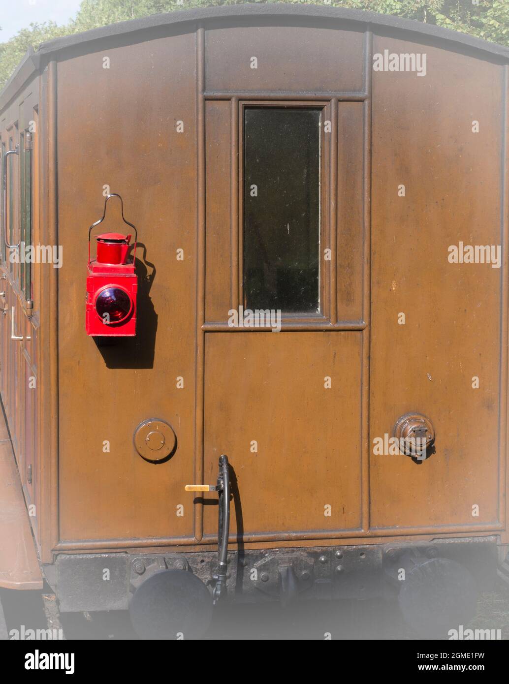 Vintage train rear hi-res stock photography and images - Alamy