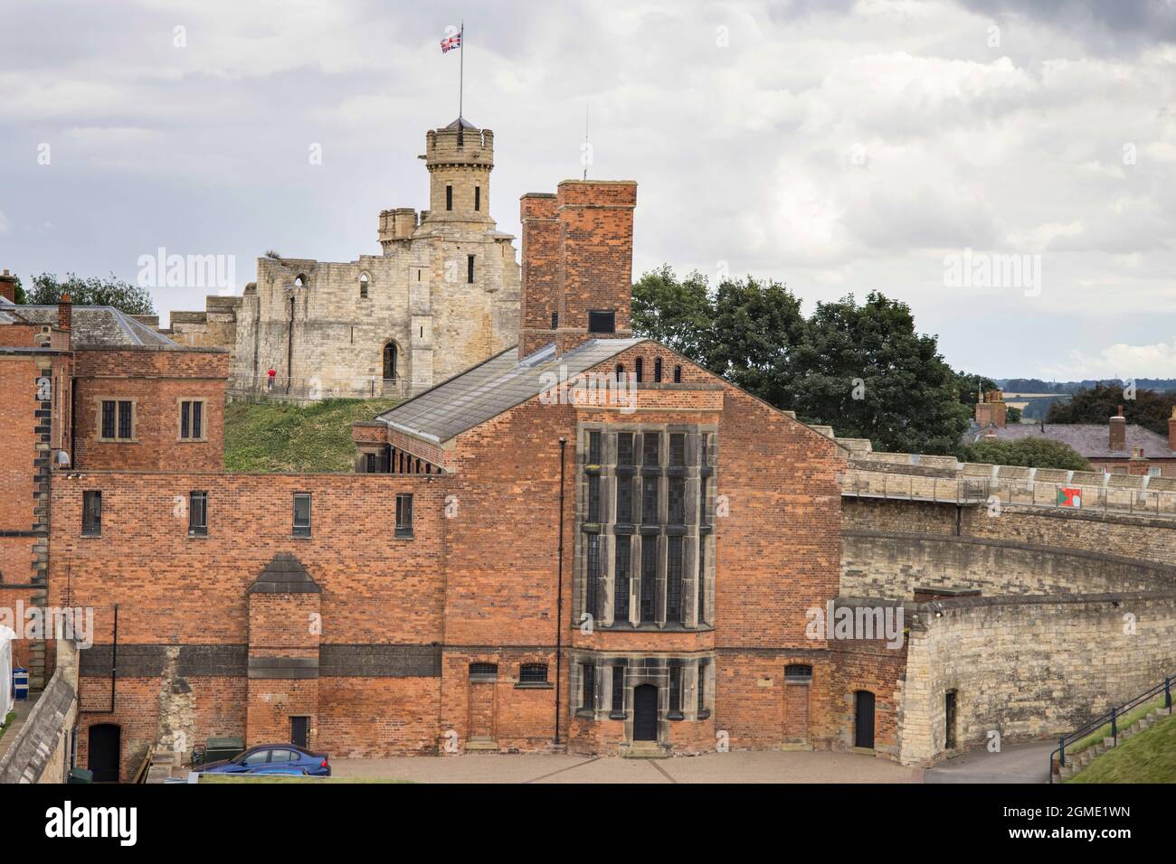 the victorian prision inside the spectacular lincoln castle in the city ...