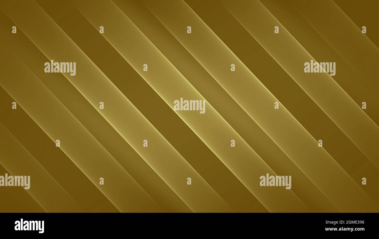 Background abstract 8K yellow gold stripes waves lines curves gradient ...