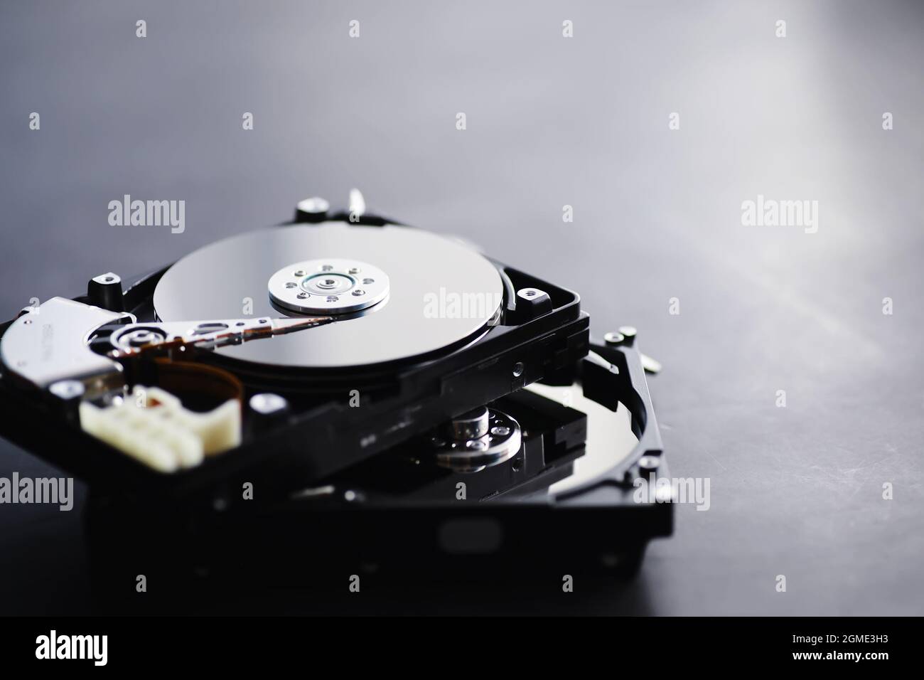 Computer accessories. The disassembled hard drive. Repair components PC ...